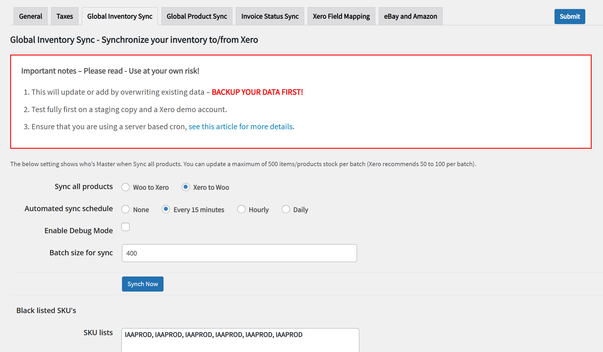 WooCommerce Xero Integration - Development Update & Releases